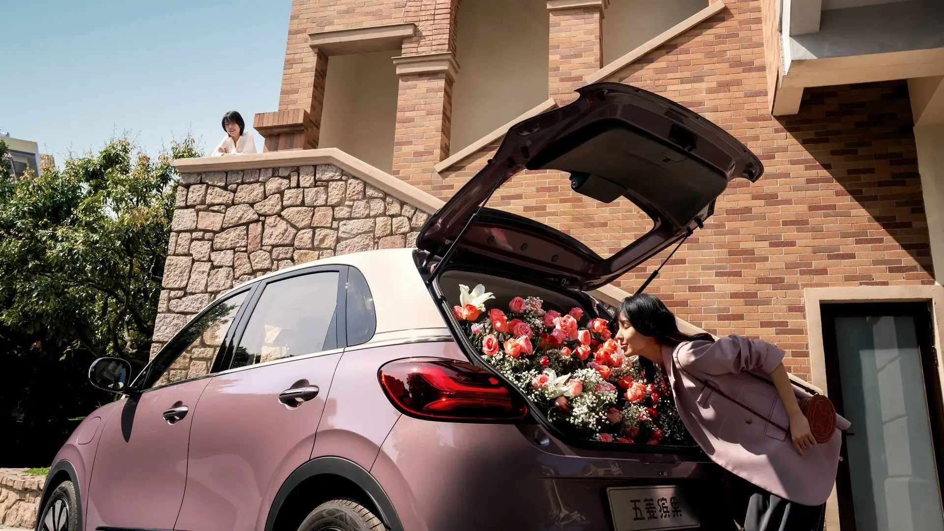 Wuling Bingo Retro Electric Mini Ev Car Ev New Energy Vehicles 4 Wheel ...