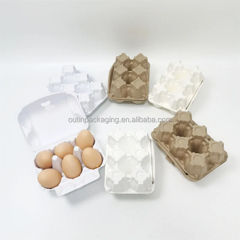 Custom Eco-Friendly Egg Cartons - Biodegradable & Durable