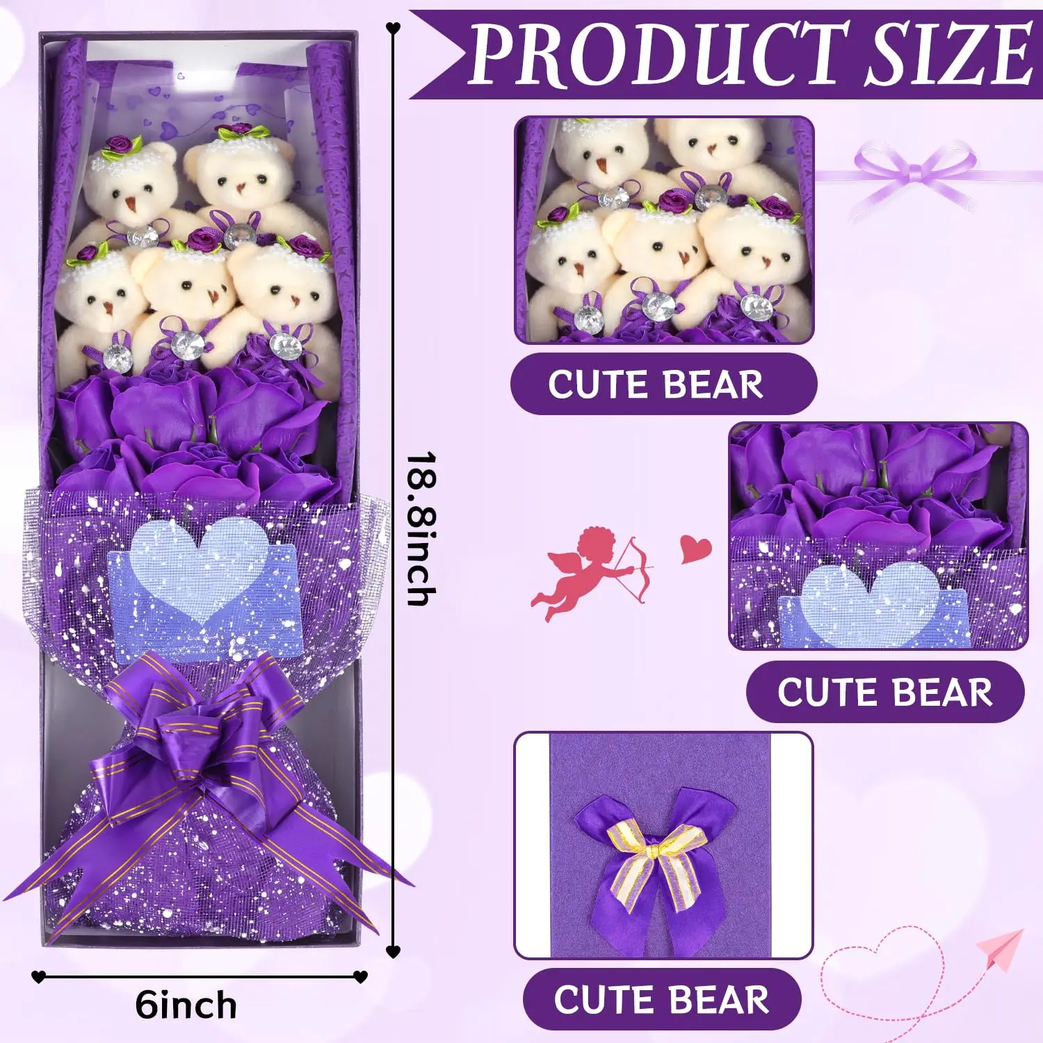 New Product Ideas 2024 Festival Day Bouquet Rose Unique Flower Toy ...