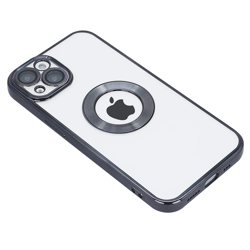 Clear Transparent Soft Slim Electroplated TPU Cases for Iphone