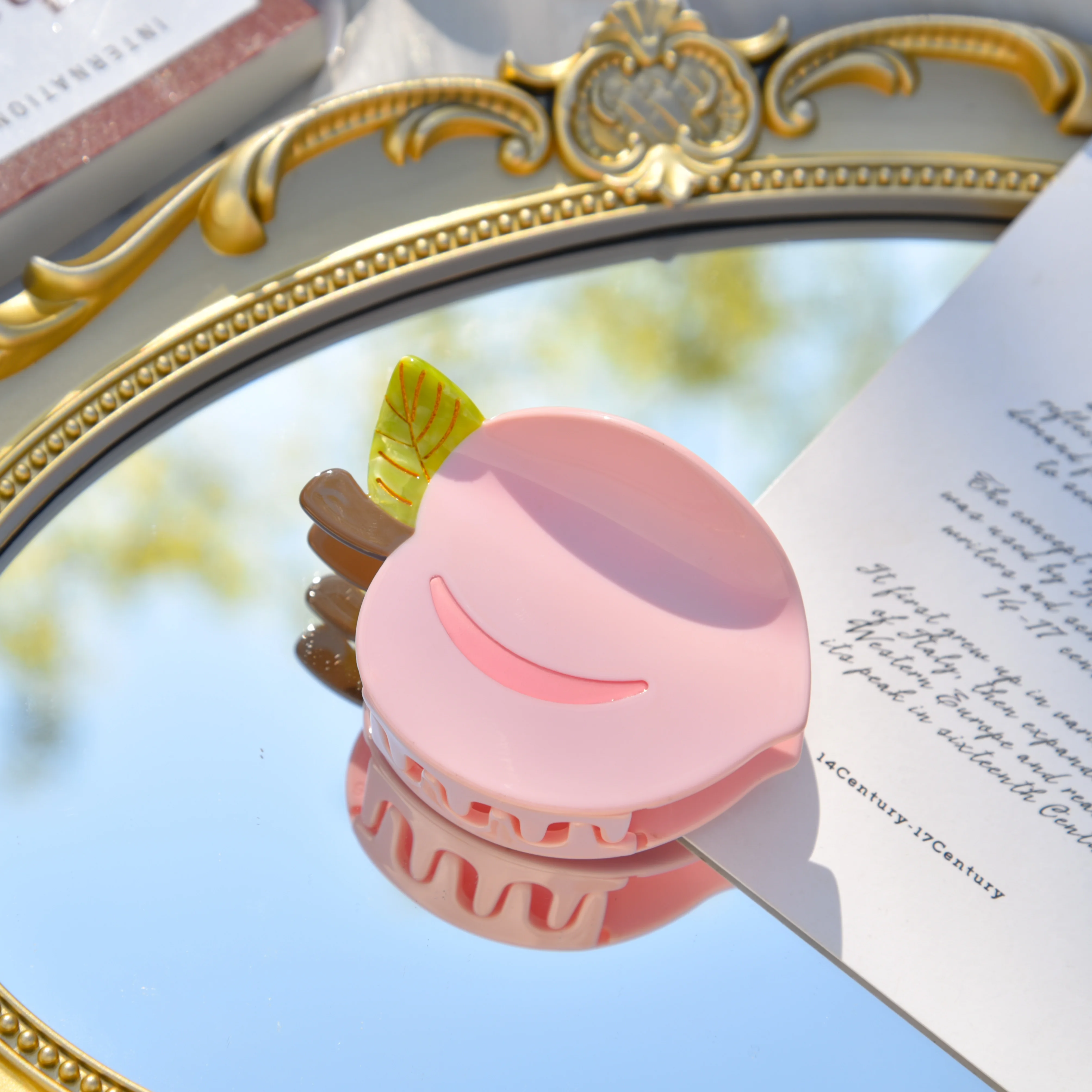 Yjl 2024 Summer Cute Watermelon Pineapple Acetate Hair Claw Women Girls ...