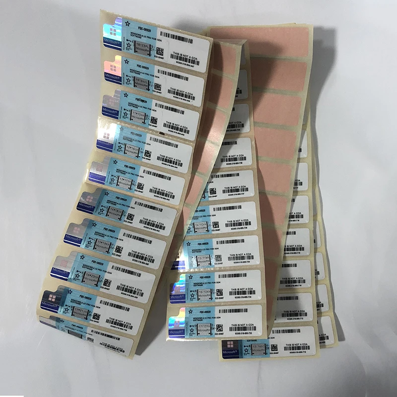 Wholesale Win 11 Professional Oem Stickers 11pro Oem Coa Lables Free ...