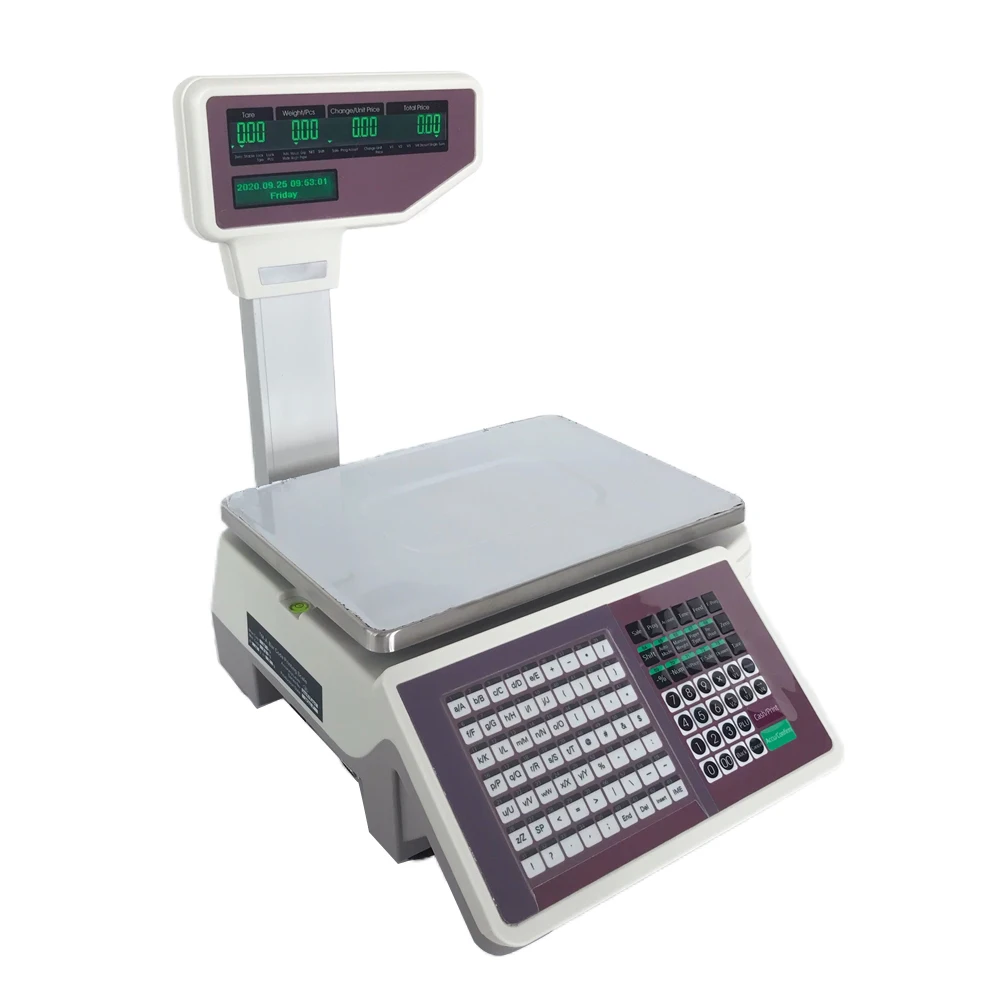 6kg 15kg 30kg Supermarket Retail Digital Printing Scales Weigh ...