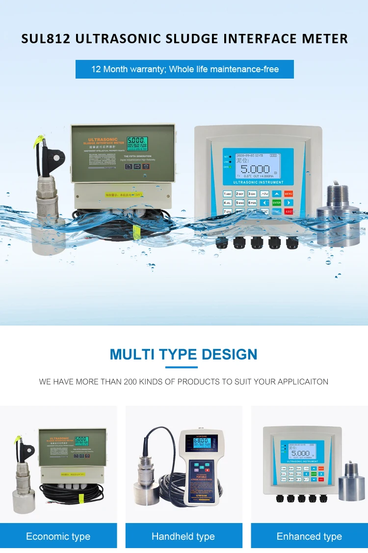 Sentec Sul812 High-precision On-site Display Ultrasonic Muddy Page ...