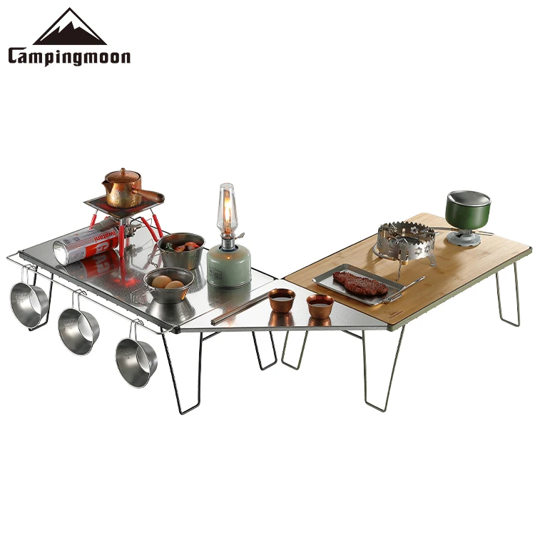 Pattern Connecte Triangle Bbq Detachable Tables Bbq Desk Aluminium ...