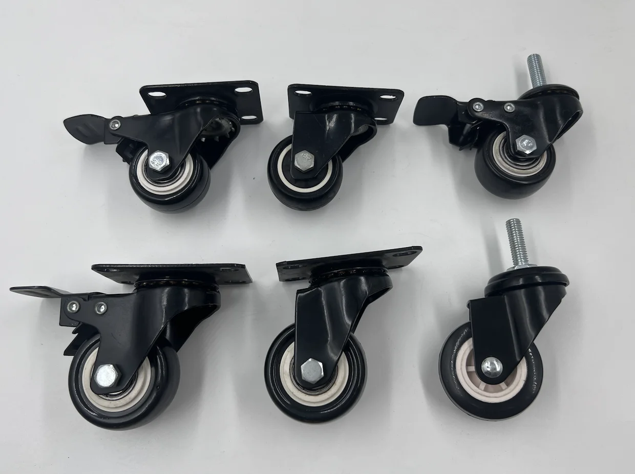 Swivel Wheel Caster With Brake Or Without Brake 1.5/2inch Pvc ...