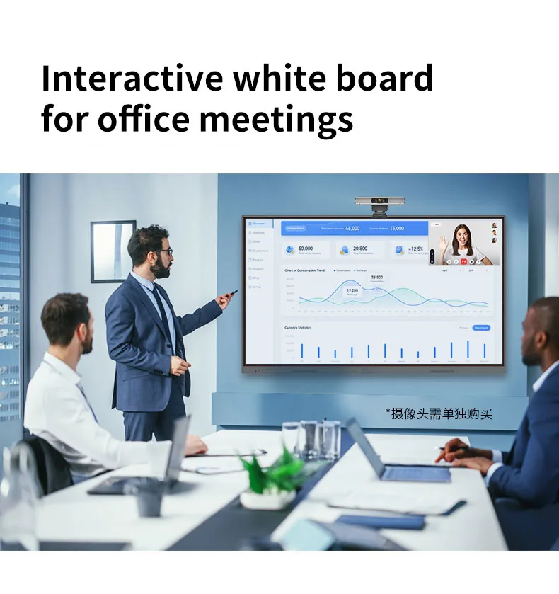 86 Inch Infrared Touch All-in-one Teaching Conference Tablet Interactive Electronic Whiteboard ...