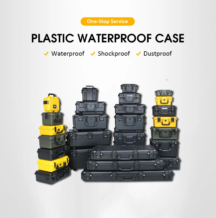 Elegant IP67 Waterproof Shockproof Plastic Equipment Case Foam ...