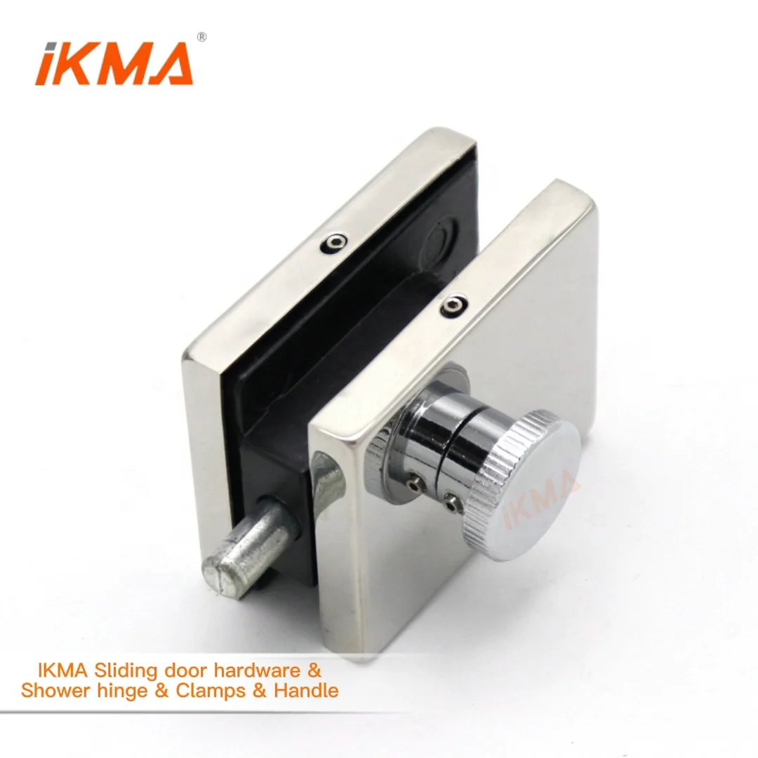 Stainless Steel 304 Square Wall To Glass Door Bottom Patch One Side ...