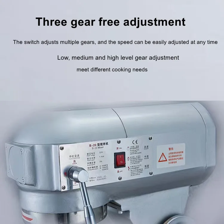 15L 20L 30L Automatic Commercial Bread Dough Mixer - Efficient & Durable