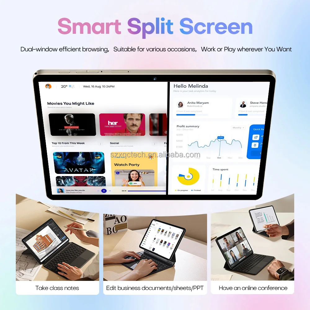8 Pro Kids Tablet 11\" 5G Fast Network Pad 1440*3200 Android Tablet Pc ...