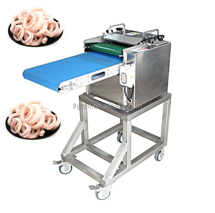 Automatic Squid Machines / Squid Ring Cutting Machine / Squid Shredder ...