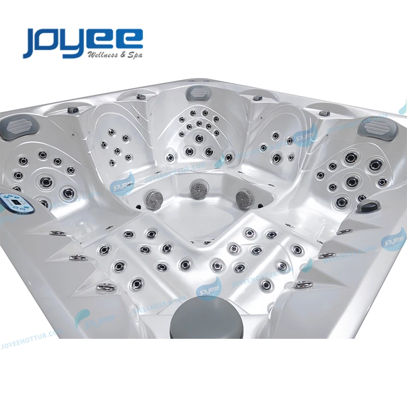 JOYEE Luxury LED 5 Persons Hot Tub - Balboa Spa Control System