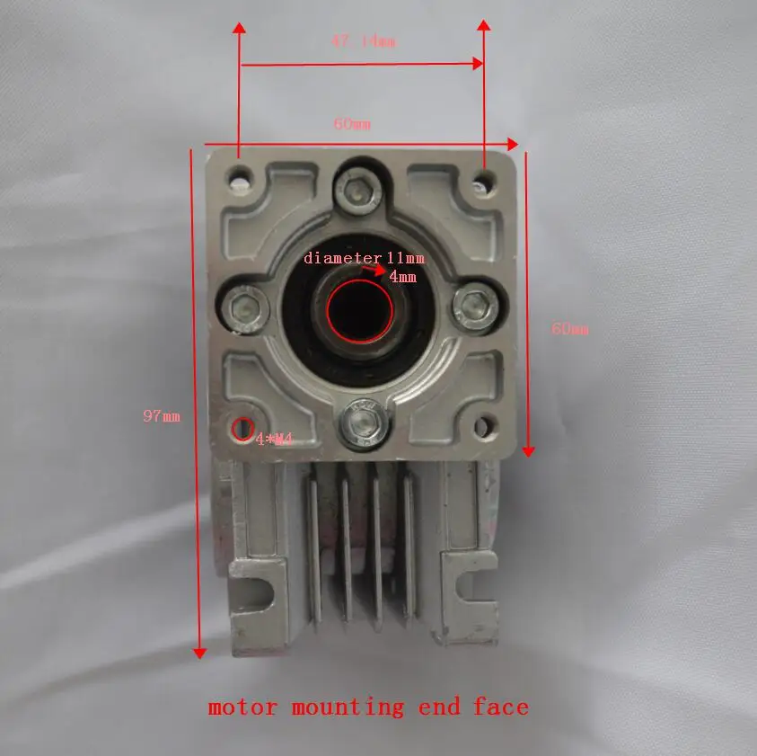 Stepper Motor Worm Gear NMRV030 Worm Gear Speed Reducer - China Stepper ...