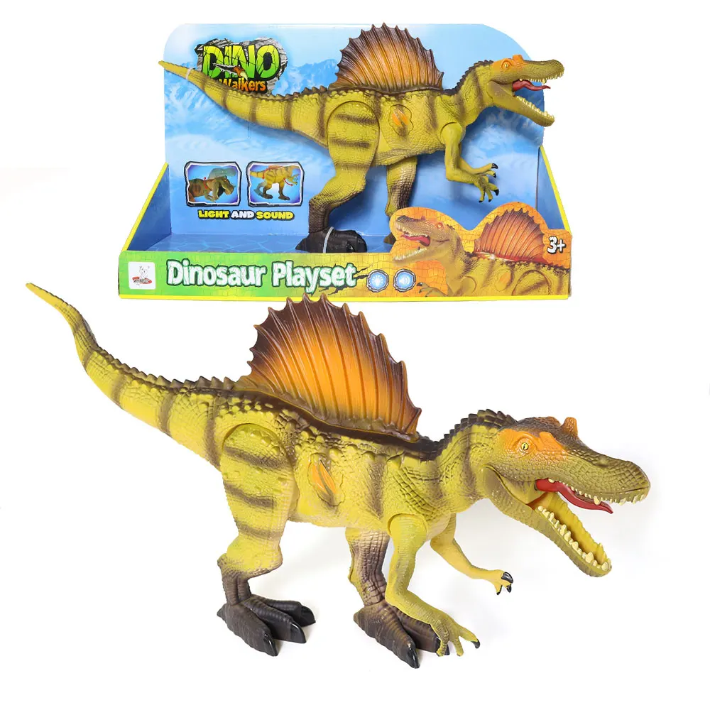 Movable Jar and Arm Spinosaurus Model Plastic Electric Dinosaur Toy ...