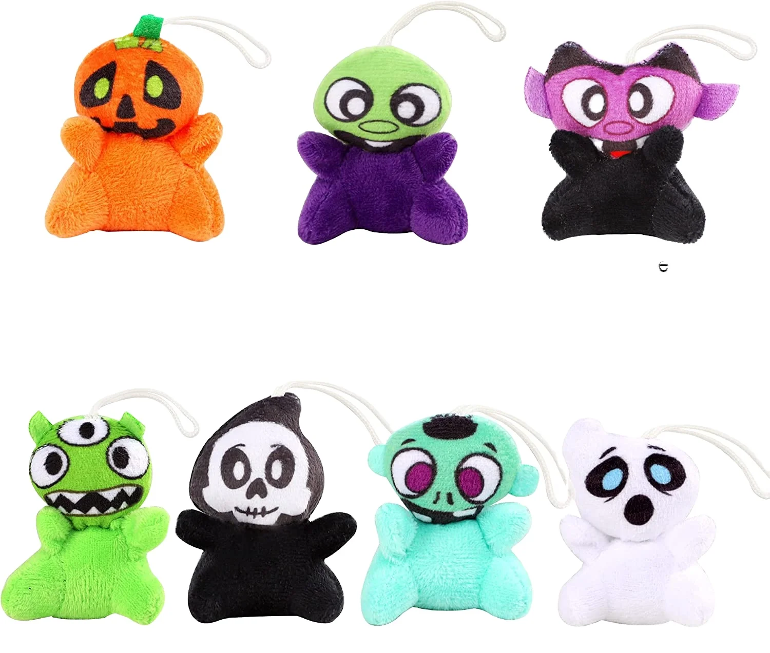 Wholesale Halloween Mini Plush Keychain Children's Halloween Party ...