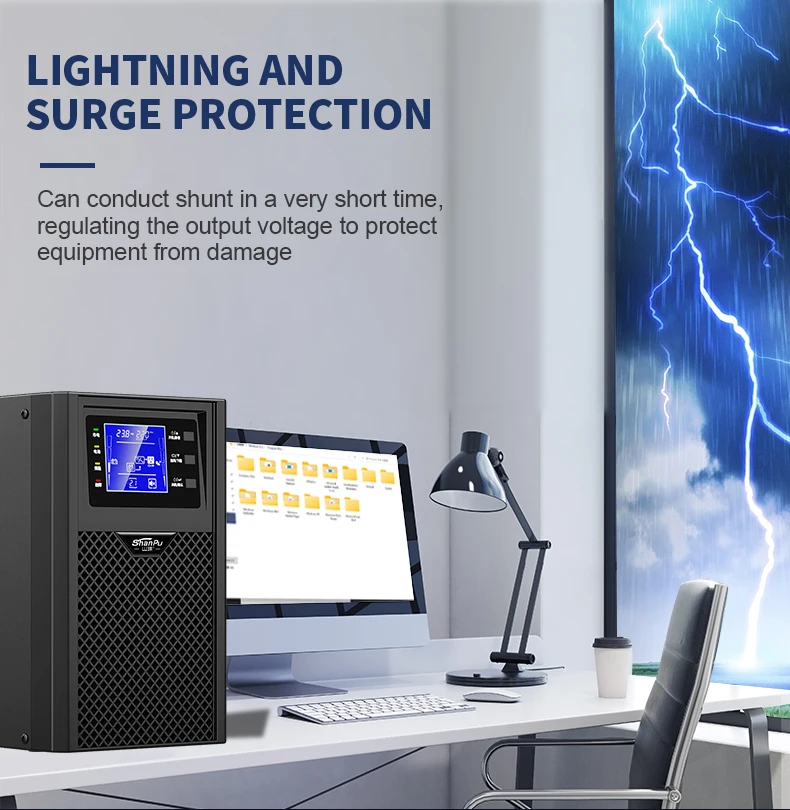 2000va 1800w 2kva-10kva Single Phase Online Ups Power Supply Without ...