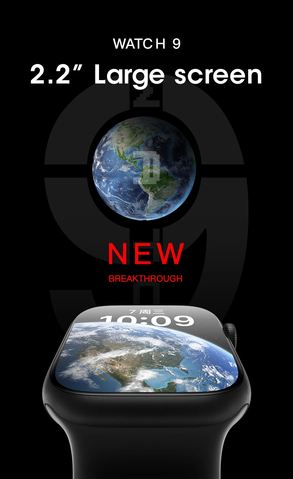 Bluetooth Call Watch 9 Smart Watch Men Siri Nfc Gps Tracker Blood ...