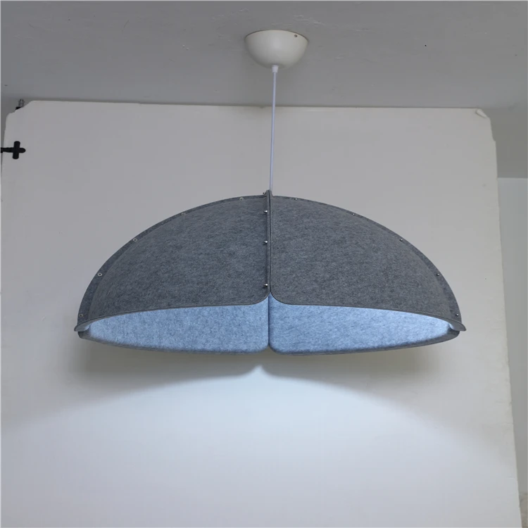 Recycled Felt Forming Acoustic Lamp Shade for Home Decor