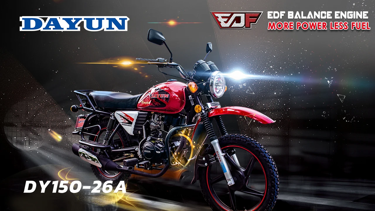 DAYUN DY150-26A Boxer 150CC EDF Engine - Low Fuel Consumption Motorcycles
