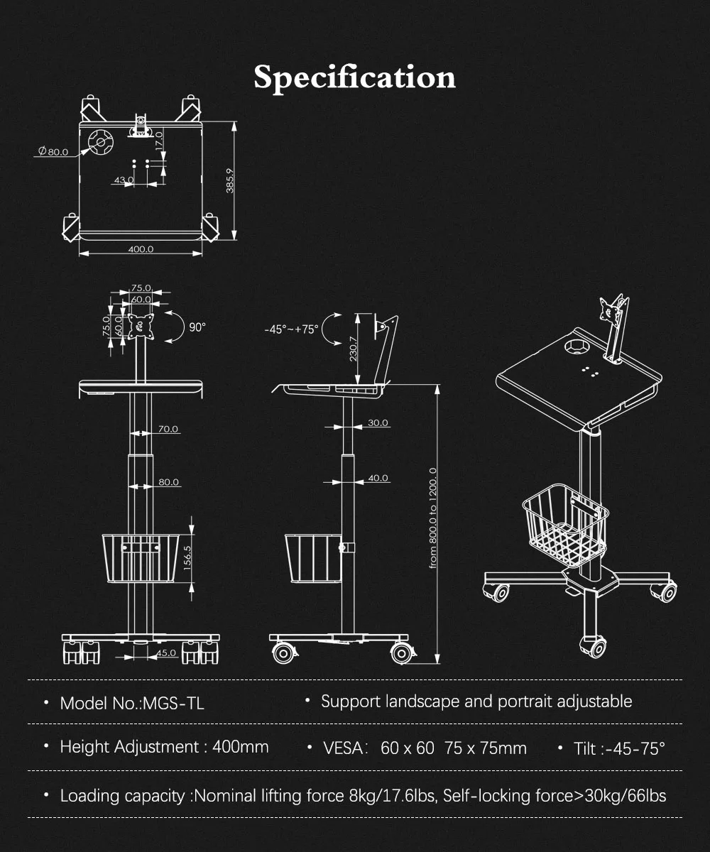 All In One Height Adjustable Industrial Laboratory Medical Hospital ...