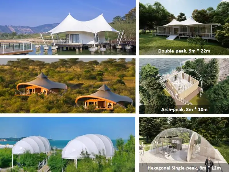 Luxury Glamping Resort - Durable Outdoor Steel Structure Tent