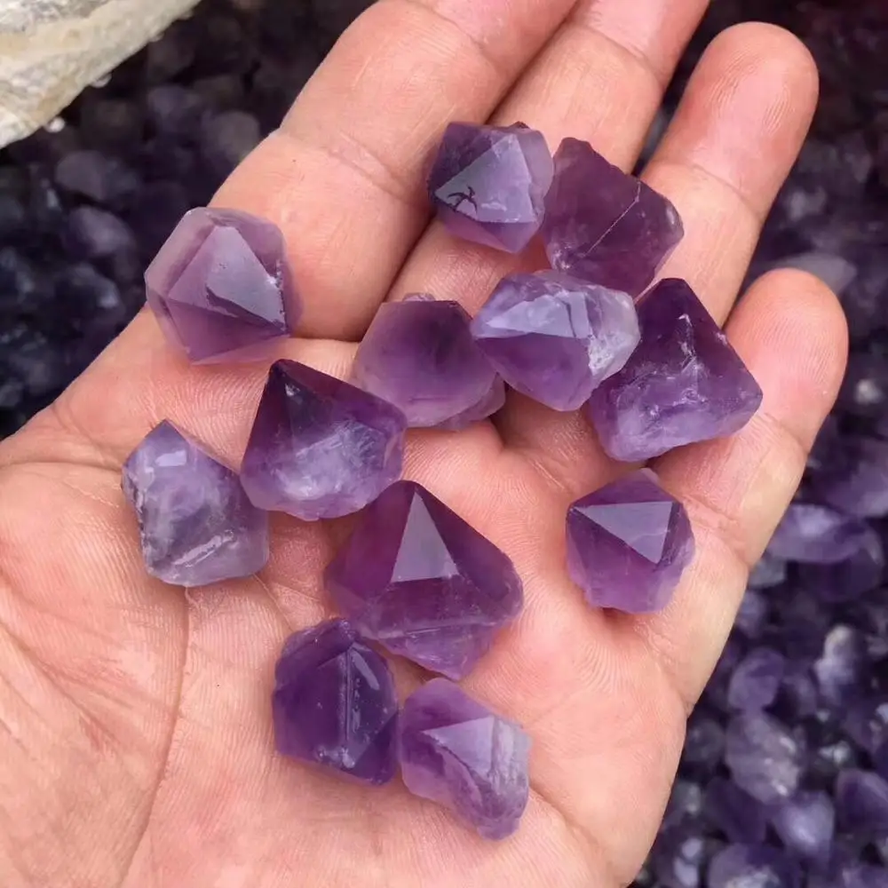 Small Amethyst Natural Raw Rough Gemstone Materials Craft Supplies ...