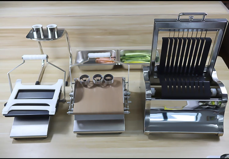 Manual Sushi Cutter Meat Rice Sushi Slicer Cutting Machine Manual Sushi ...