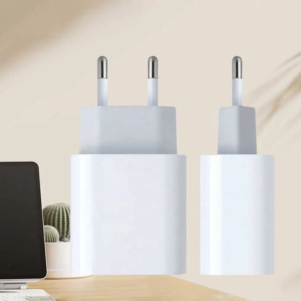 Oswell 5v 3a Usb-c Power Adapter Pd Qc3.0 Eu Port Abs Wall Charger For ...