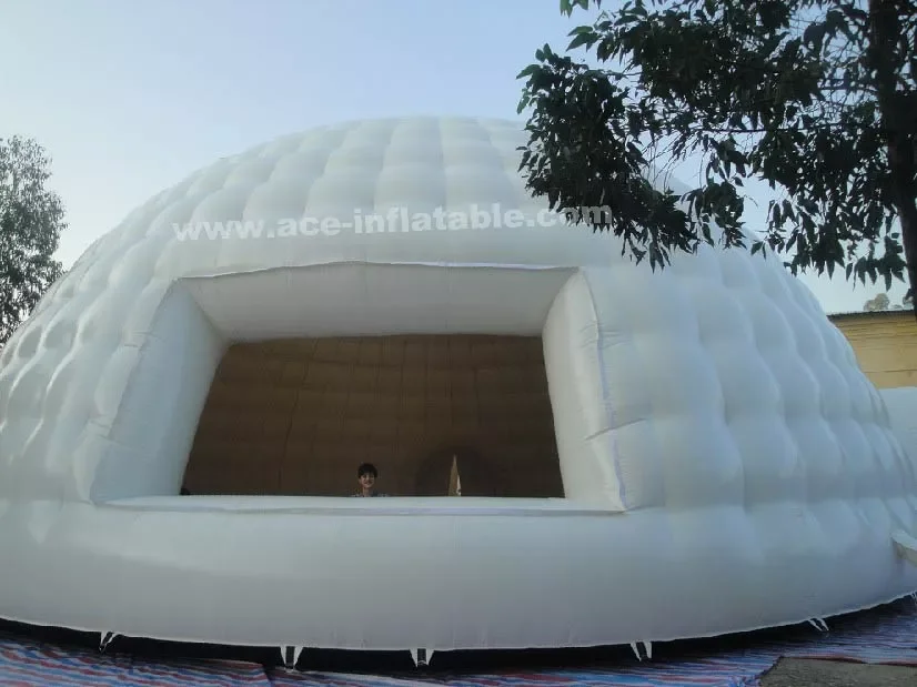Customized 4m Diameter Inflatable Igloo Wedding Event Nightclub Bar ...