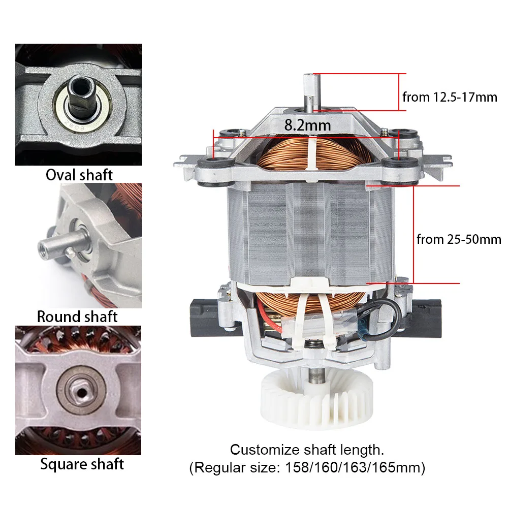 Ideagree 100% Pure Copper High Power Blender Motor - 9840 9845 9850