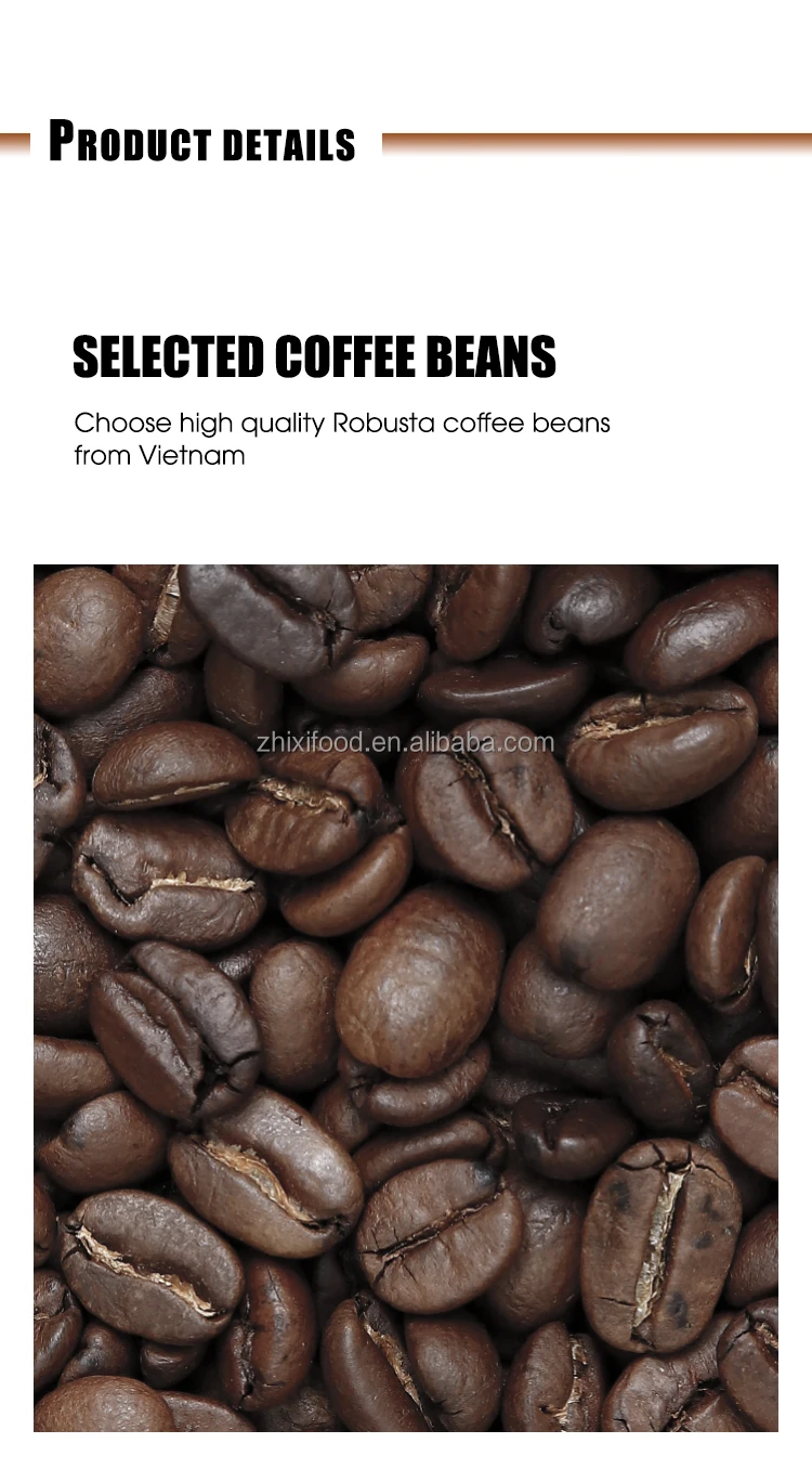 2023 New 100% Robusta Instant Black Coffee Powder from Vietnam