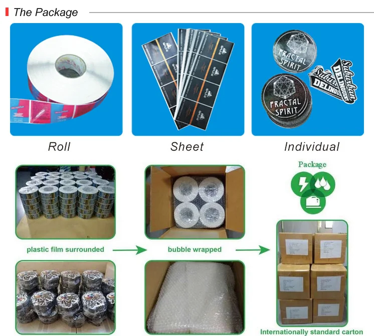 Custom 3d Metal Logo Sticker Suncatcher Glass Metal Sticker Sticker ...