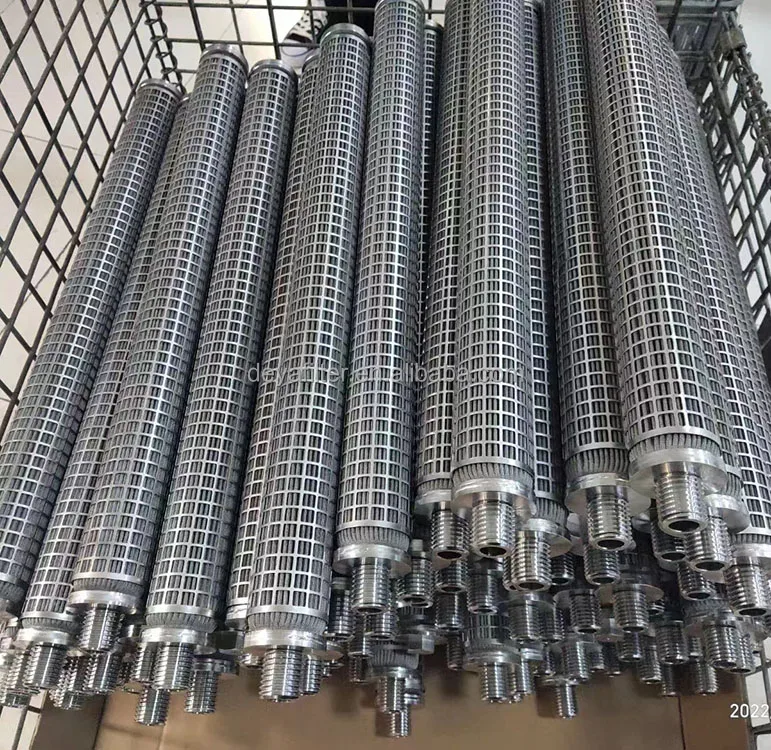 Liquid Nitrogen Filtration High Pressure Melt Pleated Filter Element ...