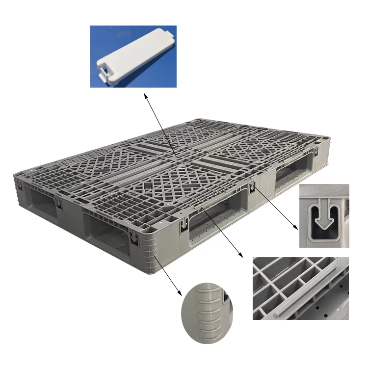 Heavy Duty Plastic Pallet,Industrial Pallets With Double Deck,4-way ...