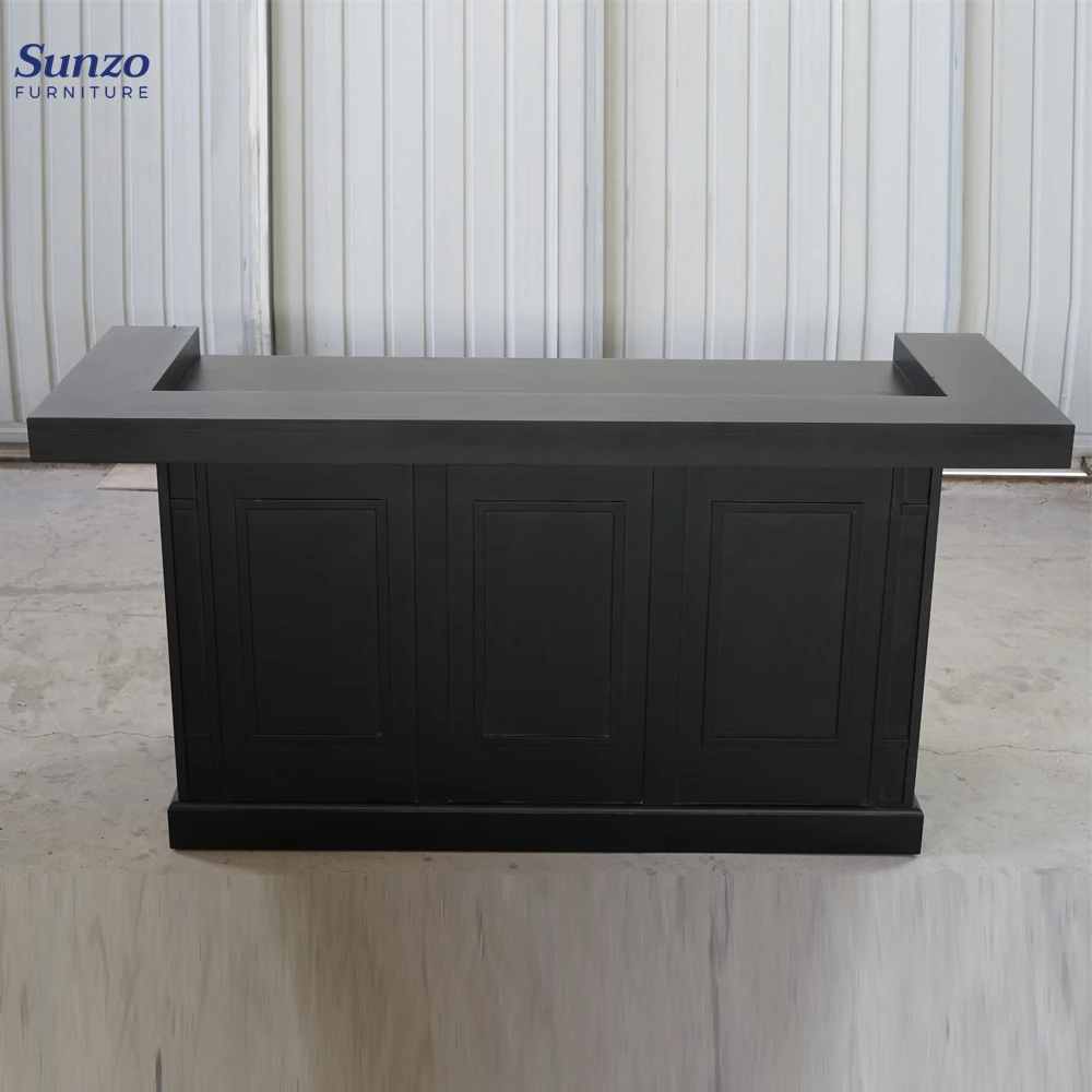 Indoor and Outdoor Solid Pine Wood Counter for Weddings Bars Hotels ...