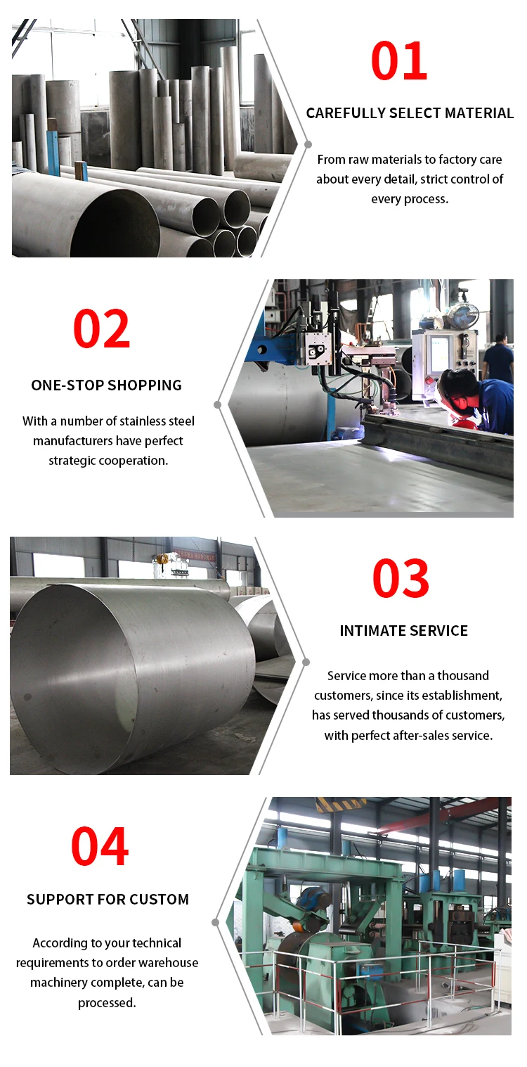 Welded Stainless Steel Pipe JIS Standard 300 Series 316ti Grade with ...