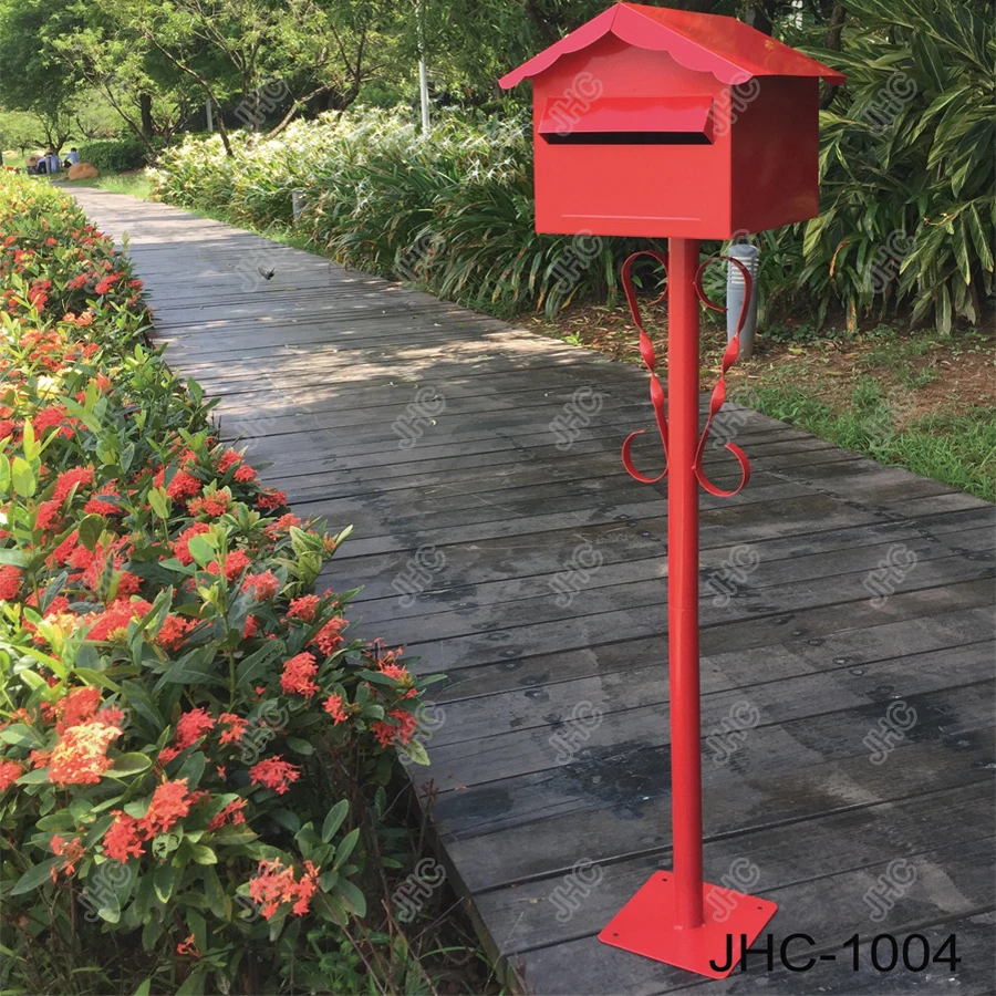 Galvanized Steel Post Mounted Mailbox| Alibaba.com