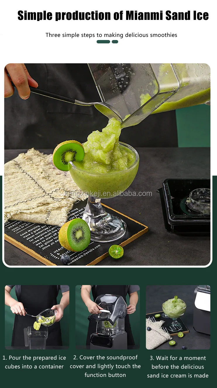 Commercial With Mixing Stick Large Capacity 2l Smoothie Power Blender ...