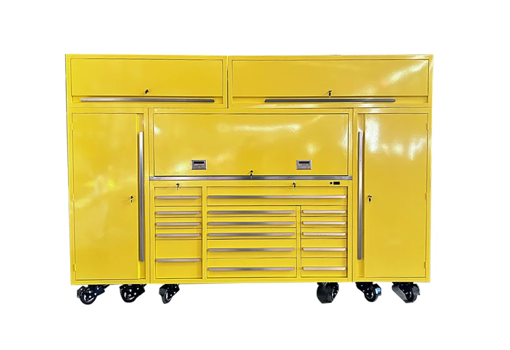 Tool Chest Angle Powerbuilt Garage Shelving Cabinets Stainless Steel ...