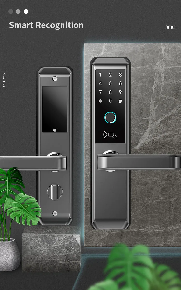 Intelligent Smart Lock With Fingerprint Door Locks That Are Easy To Use ...