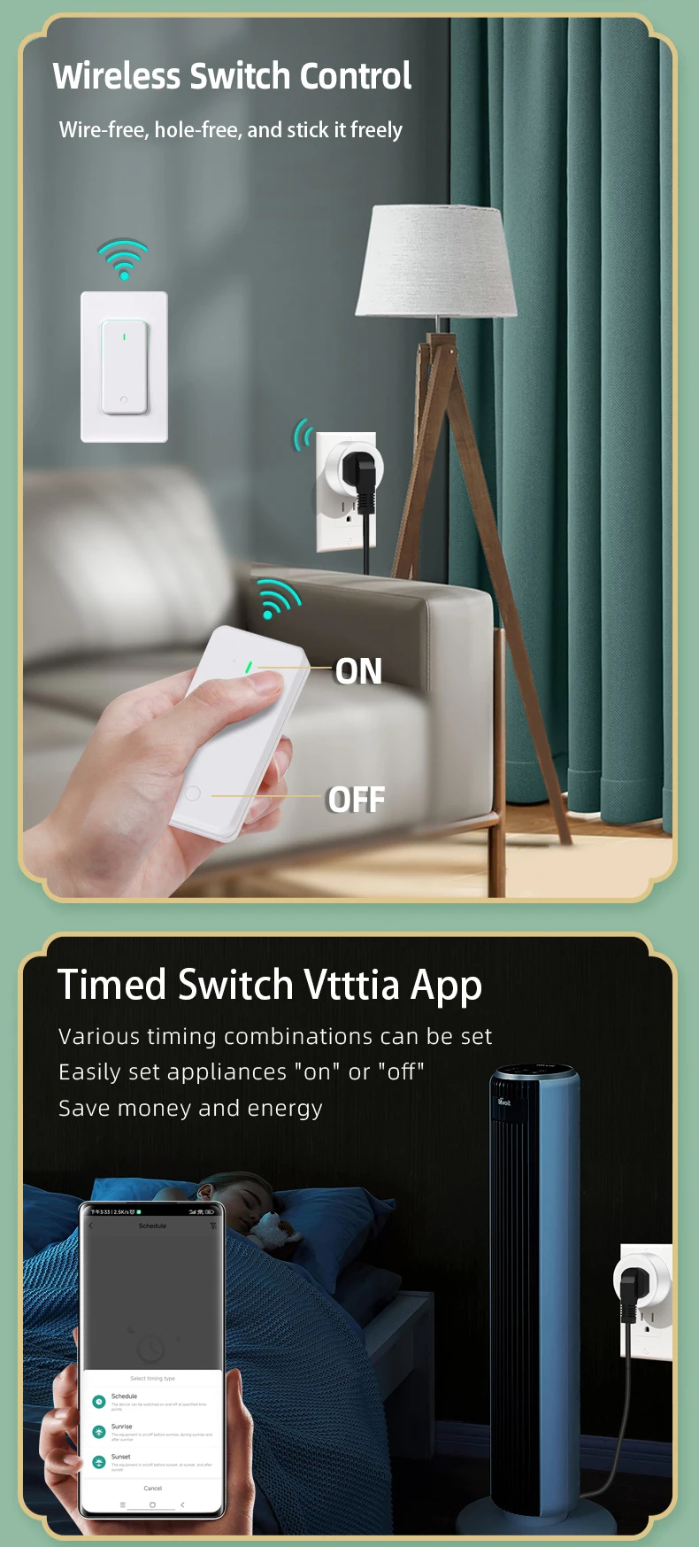 Smart Plug Switch 2.4G WiFi Outlet with Alexa Google Home Smart Life ...