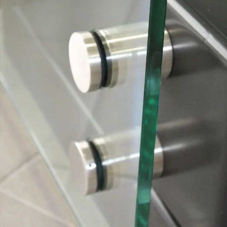 304 316 Stainless Railing Standoff Side Wall Mounted Glass Stair Clamp ...