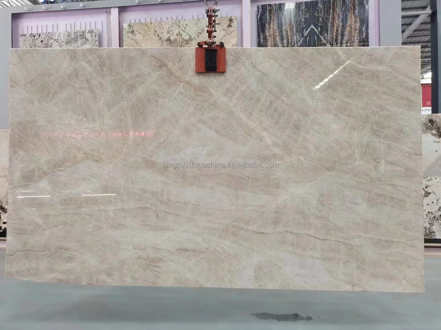 Luxury Brazil Natural Stone Taj Mahal Quartzite Polished Marble Slab ...