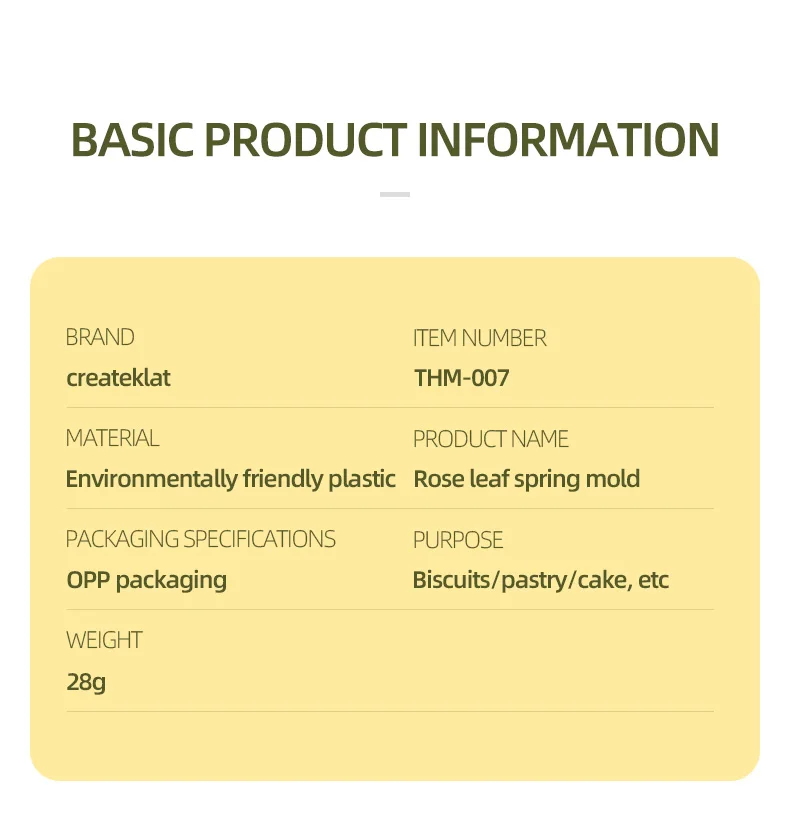 Hot Three-piece Rose Leaf Spring Mold Biscuit Cutting Mold Diy Cake ...