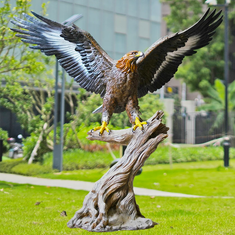 Beautiful Fiberglass Eagle Sculpture for Sale - Customizable