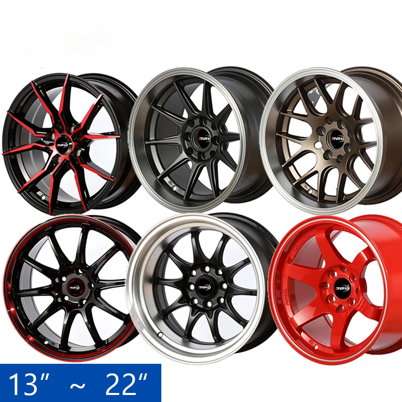 Five Hole Mag Car Rim 14 15 16 17 18 20 22 Inch Wheels 5x100 5 Holes 4 ...