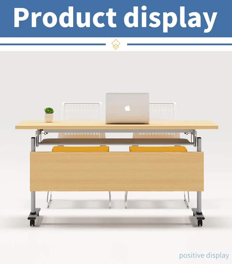 Flip Top Movable Student Desk - Adjustable & Eco-friendly