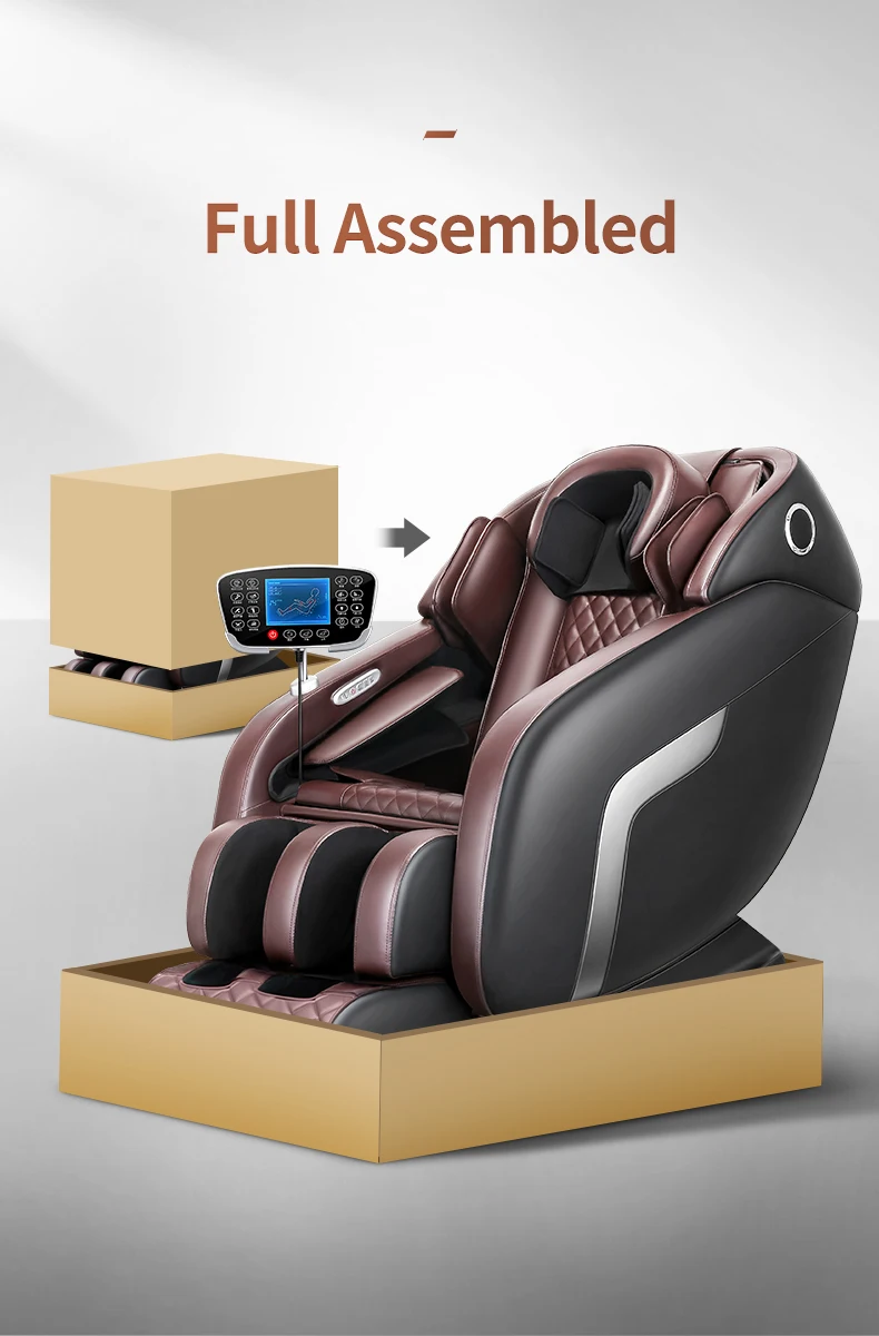 2022 Massage Chair 4D SL Track zero Gravity Sofa Shiatsu Roller Full ...