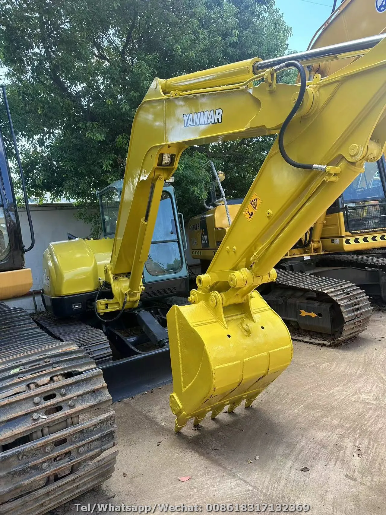 EPA Yanmar VIO75 VIO80 7.5 Ton 8 Ton Small Excavator Second Hand Yanmar ...